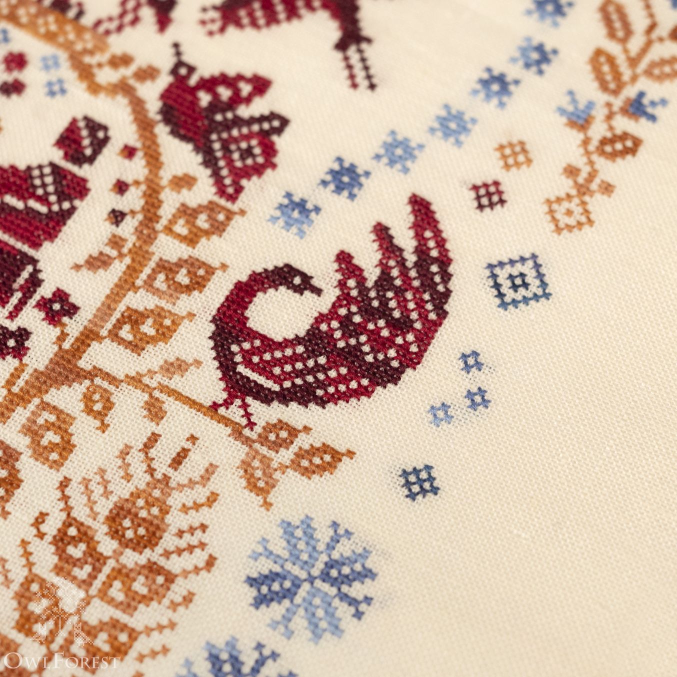 Printed embroidery chart “Belarusian Motifs” – Owlforest Embroidery