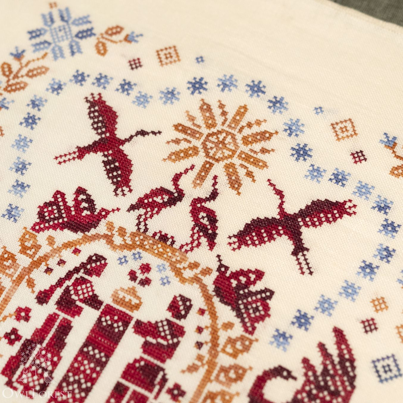 Digital embroidery chart “Belarusian Motifs” – Owlforest Embroidery