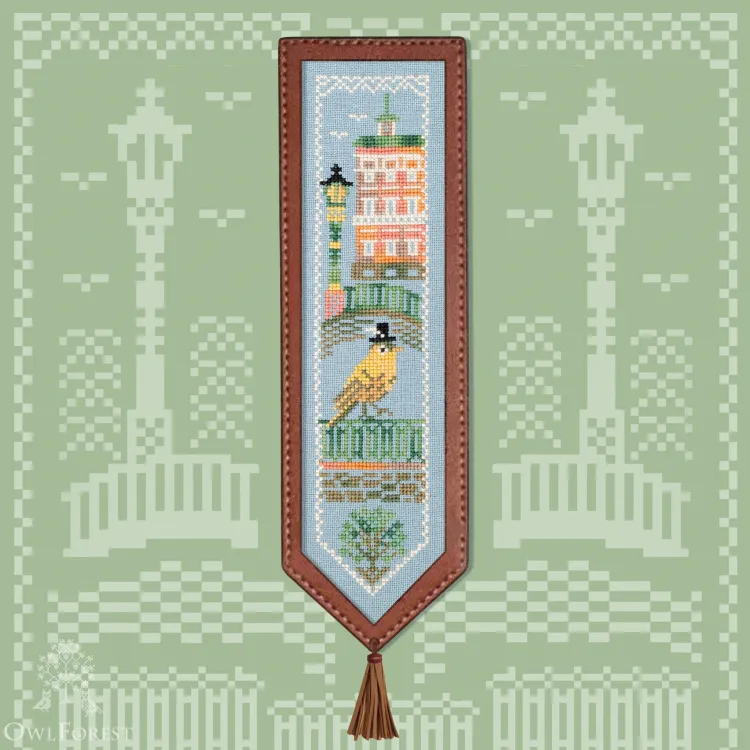 Free embroidery digital chart “Chizhik-Pyzhik” – Owlforest Embroidery